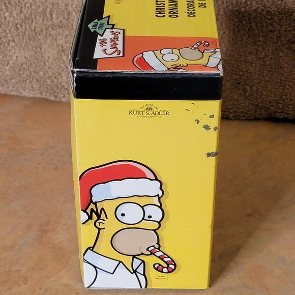 Kurt S Adler Holiday Kurt S Adler The Simpsons Homer Snowball Santas Little Helper Ornament